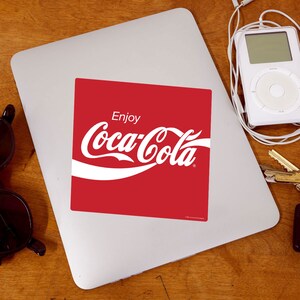 Coca-cola Vinyl Sticker, 80s Wave Style, Officially Licensed - Etsy