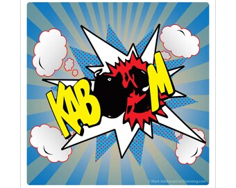Kaboom Sticker - Etsy