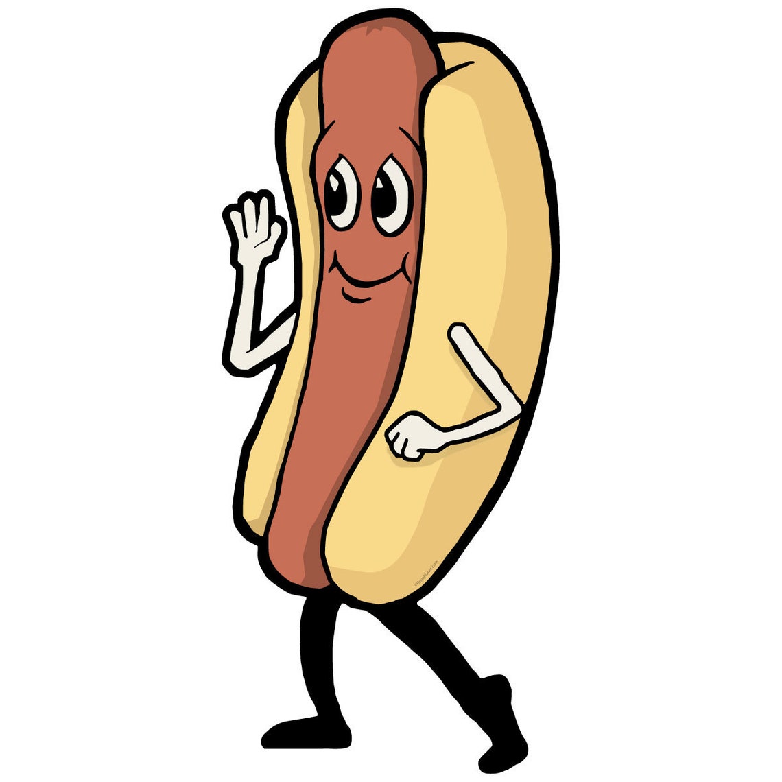 Dancing Hot Dog Wall Decal, Retro Movie Theater Concession Decor - Etsy