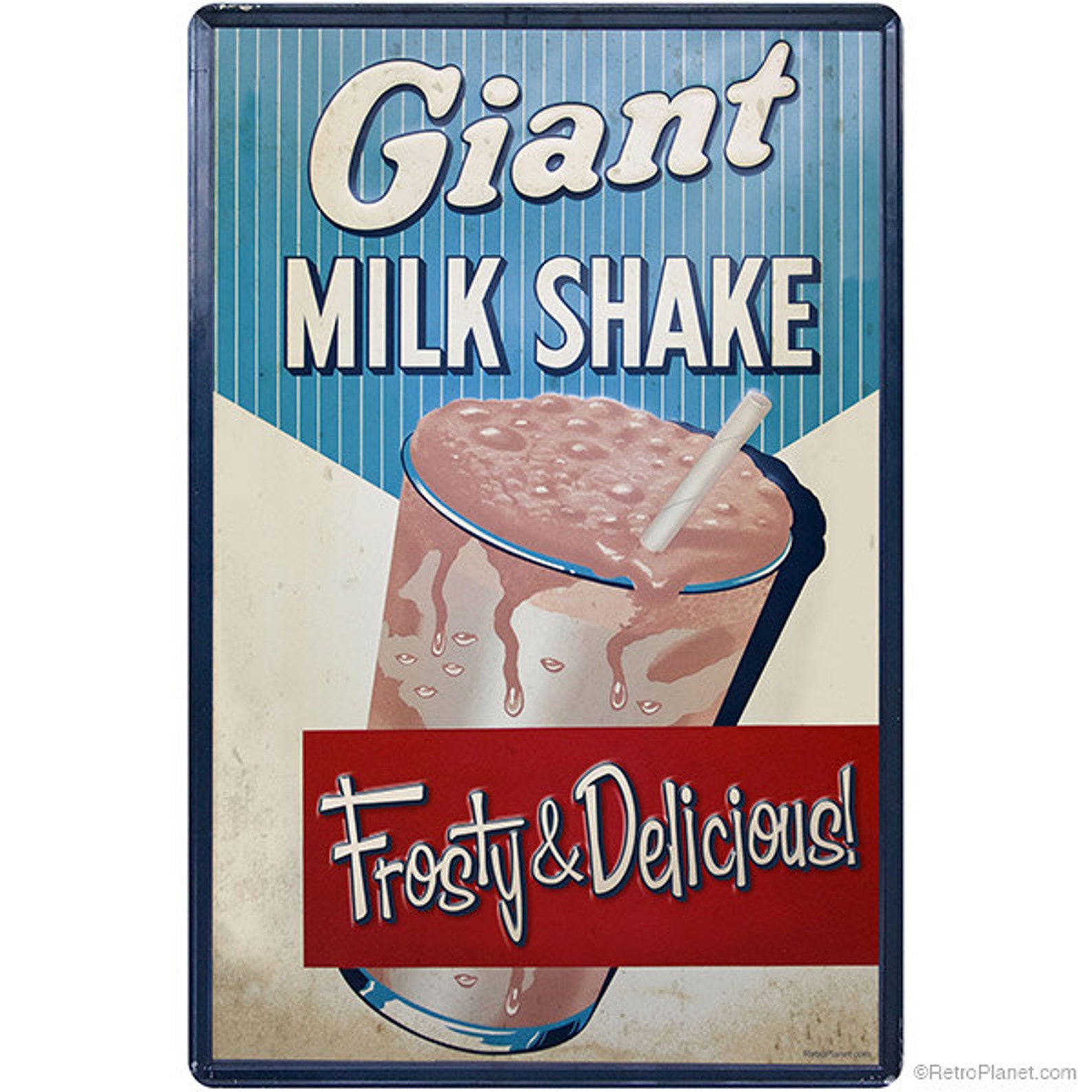 Giant Milkshake Ice Cream Parlor Wall Decal - Etsy