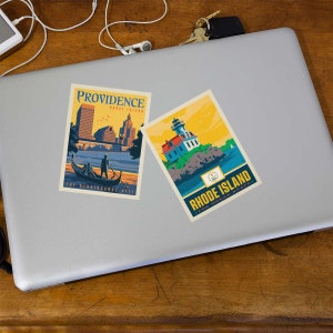 Sticker Set; Providence Rhode Island Renaissance City, Set of 2 ...