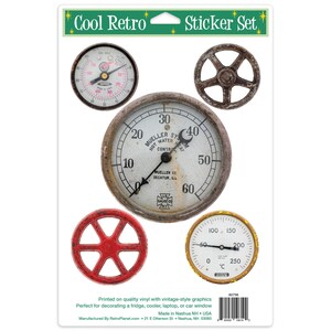 Sticker Set Water Gauges, Vinyl Decal Set of 5, Waterproof for Laptops ...