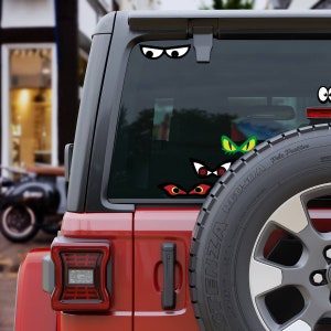 Spooky Eyes Sticker Set, Halloween Vinyl Sticker Set of 25, Craft ...