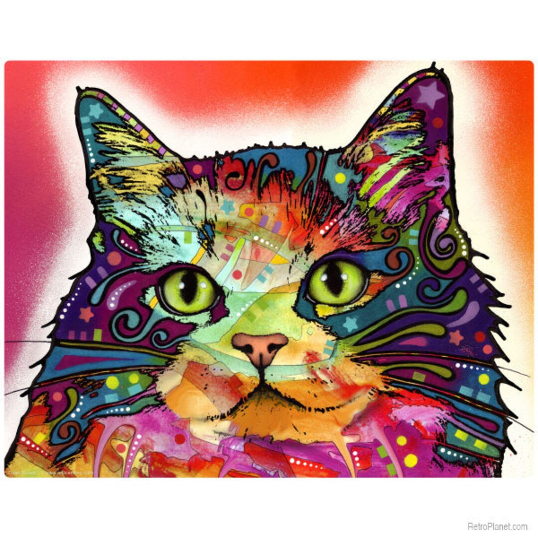 Ragamuffin Cat Dean Russo Wall Decal - Etsy