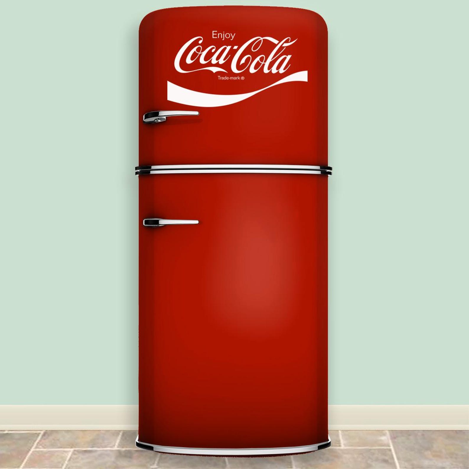 Coca-cola Script Cut Out Vinyl Sticker, 1970s Style Decal for Laptop ...