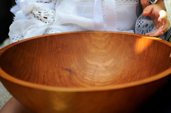 Extra Large Deep Wooden Salad Bowl 15 8 Servings | Etsy