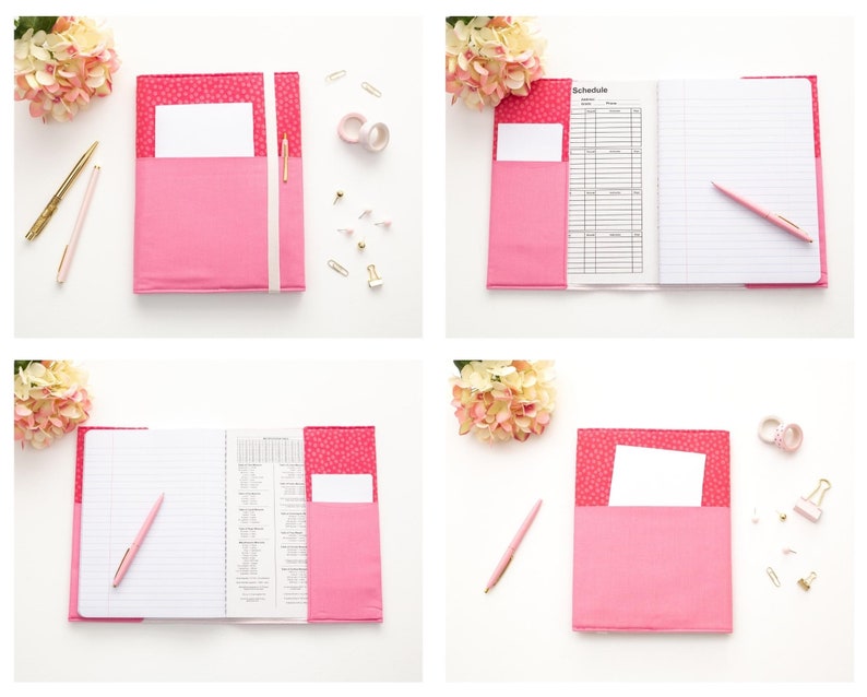 A4 A5 & Composition Book Cover Sewing Pattern DIY School - Etsy