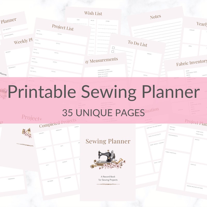 Sewing Printable - Etsy