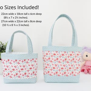 Child's Tote Bag PDF Sewing Pattern - Etsy