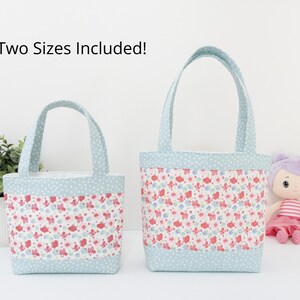 Child's Tote Bag PDF Sewing Pattern - Etsy