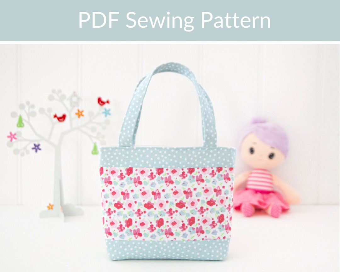 DIY Kids Tote Bag PDF Sewing Pattern - Etsy Australia