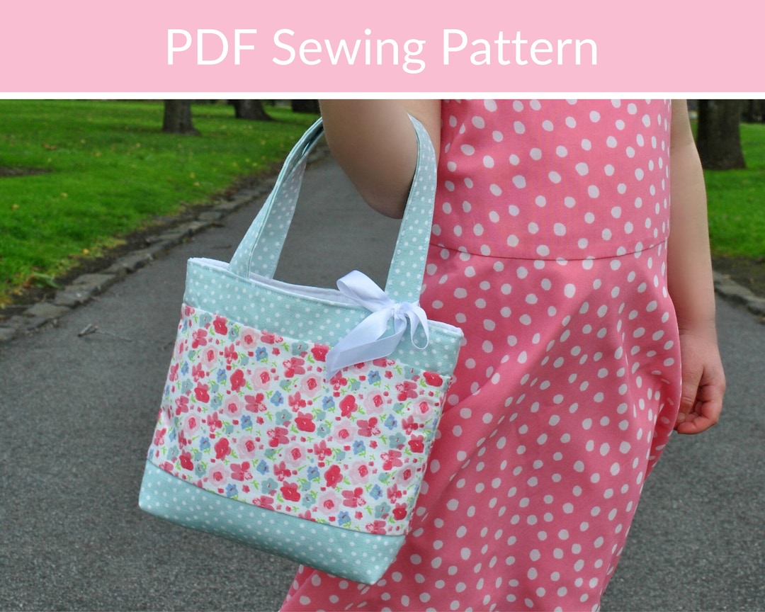 Easy Sewing Pattern for Kids Tote Bag - Etsy