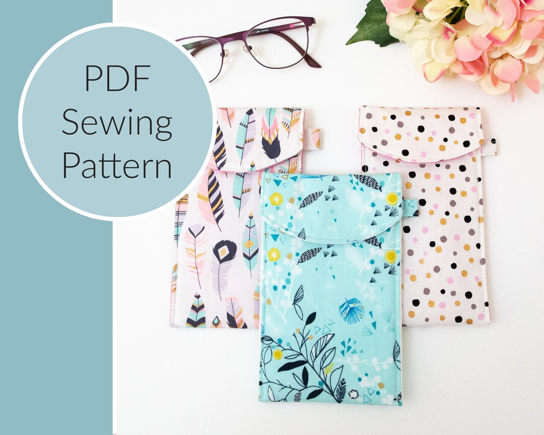 Glasses Pouch Sewing Pattern Easy Sewing Pattern Beginner - Etsy