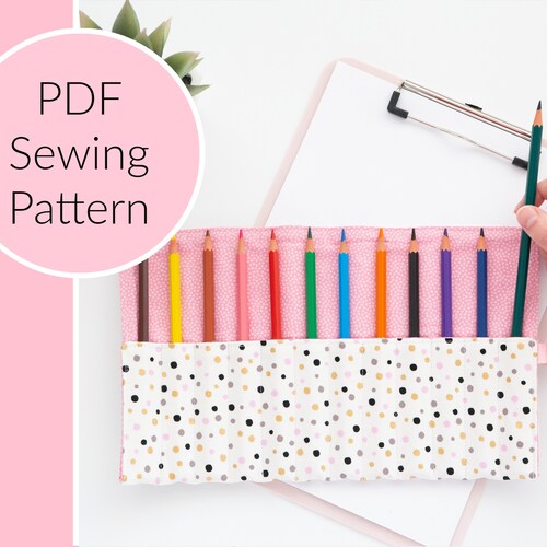 Angela Roll-up Pencil Case PDF Sewing Pattern - Etsy