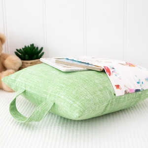 Book Pillow Sewing Pattern: DIY Reading Cushion With Pocket (PDF ...