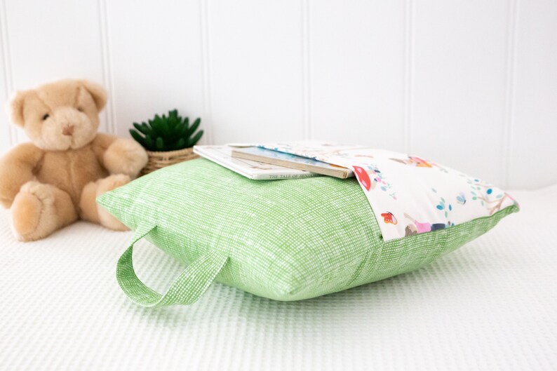 Book Pocket Pillow Sewing Pattern: Kids Reading Cushion (PDF Pattern ...