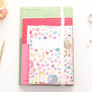 A4, A5 & Composition Book Cover Sewing Pattern, DIY School Book Covers ...