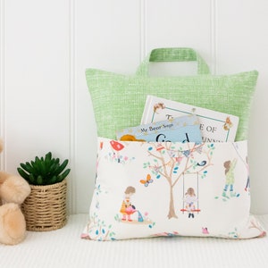 Book Pillow Sewing Pattern: DIY Reading Cushion With Pocket (PDF ...