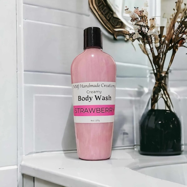 Strawberry Body Wash - Etsy