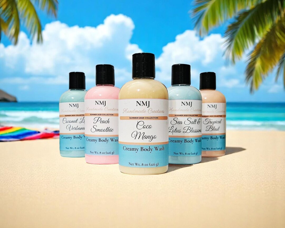 Summer Body Wash – Tropical & Fruity Foaming Cleanser, Hydrating ...