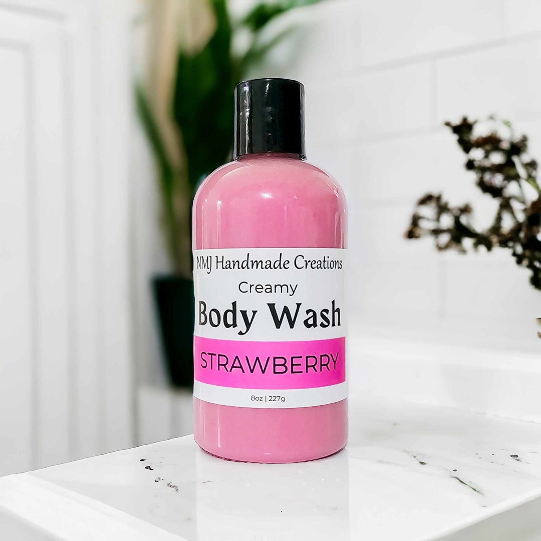 Strawberry Body Wash - Etsy