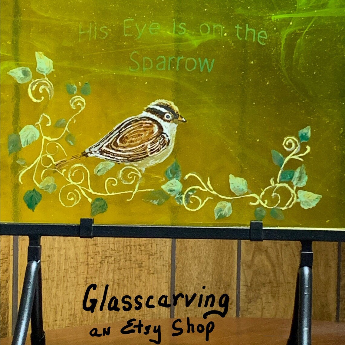 Sparrow Stained Glass, Special, Unique, High Quality, Detailed ...