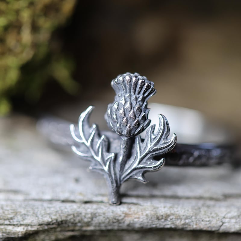 Thistle Ring - Etsy
