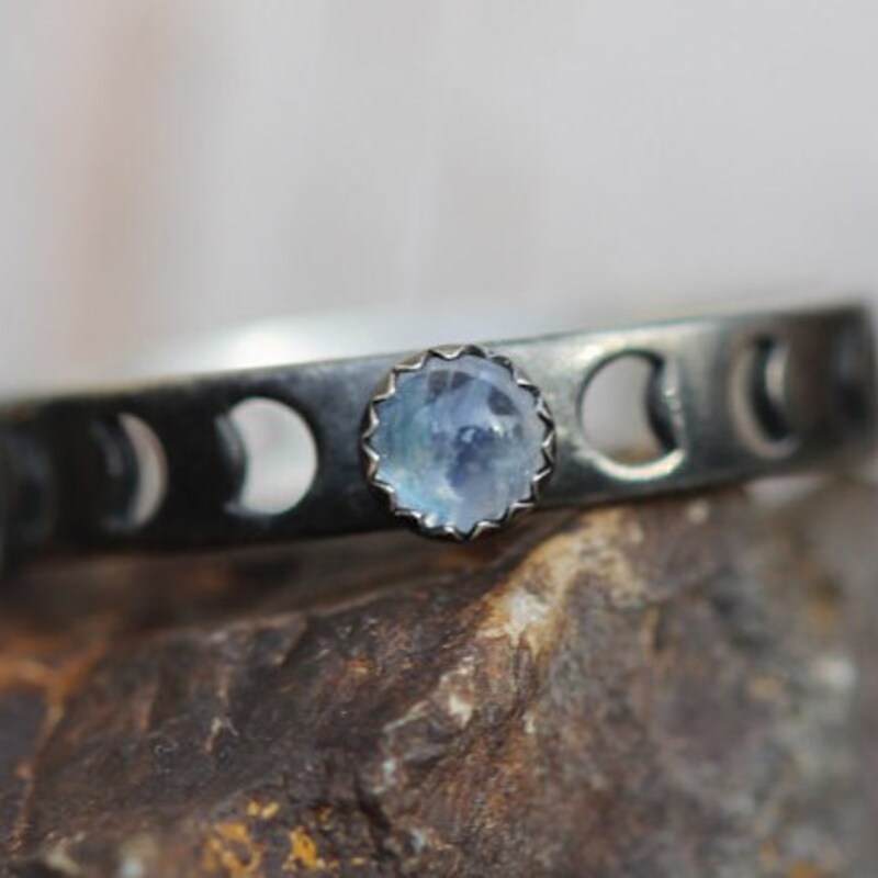 Moon Phase Ring - Etsy