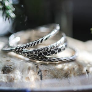 Snake Ring * Set of 5 * Ouroboros * Solid Sterling Silver * Serpent ...