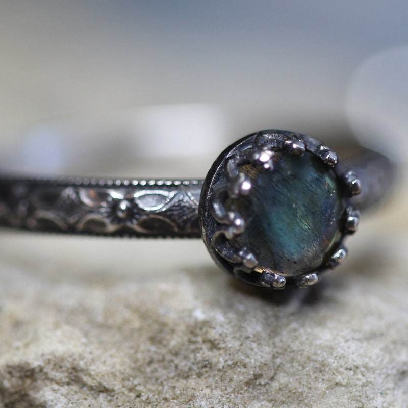 Labradorite Ring - Etsy