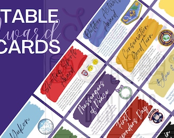 Cub Scout Rank Cards Lion Tiger Bear Wolf Webelos AOL - Etsy