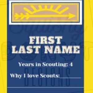Cub Scout Rank Cards Lion Tiger Bear Wolf Webelos AOL - Etsy
