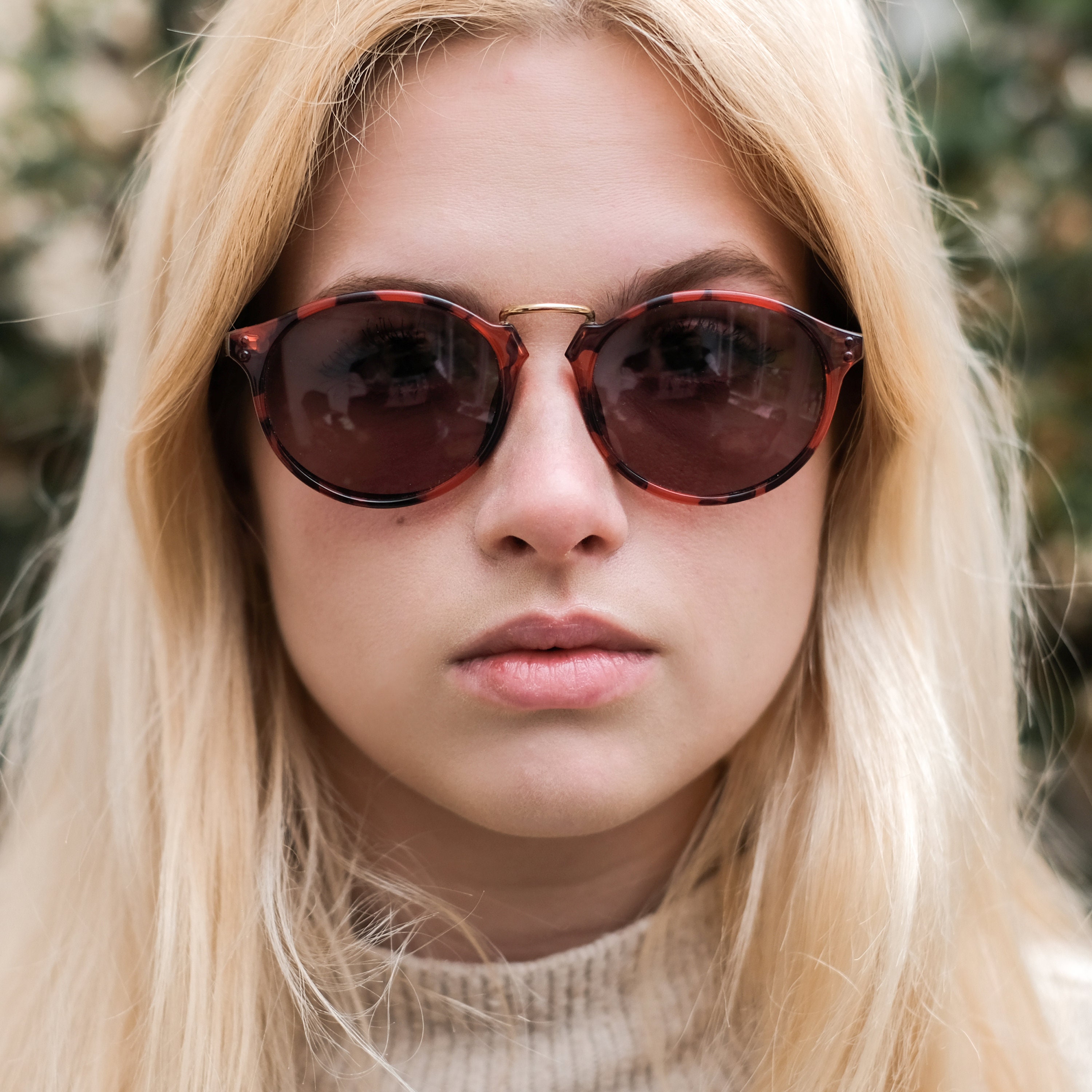 Red Tortoise Shell Vintage Sunglasses / 90s Preppy Glasses Frame ...