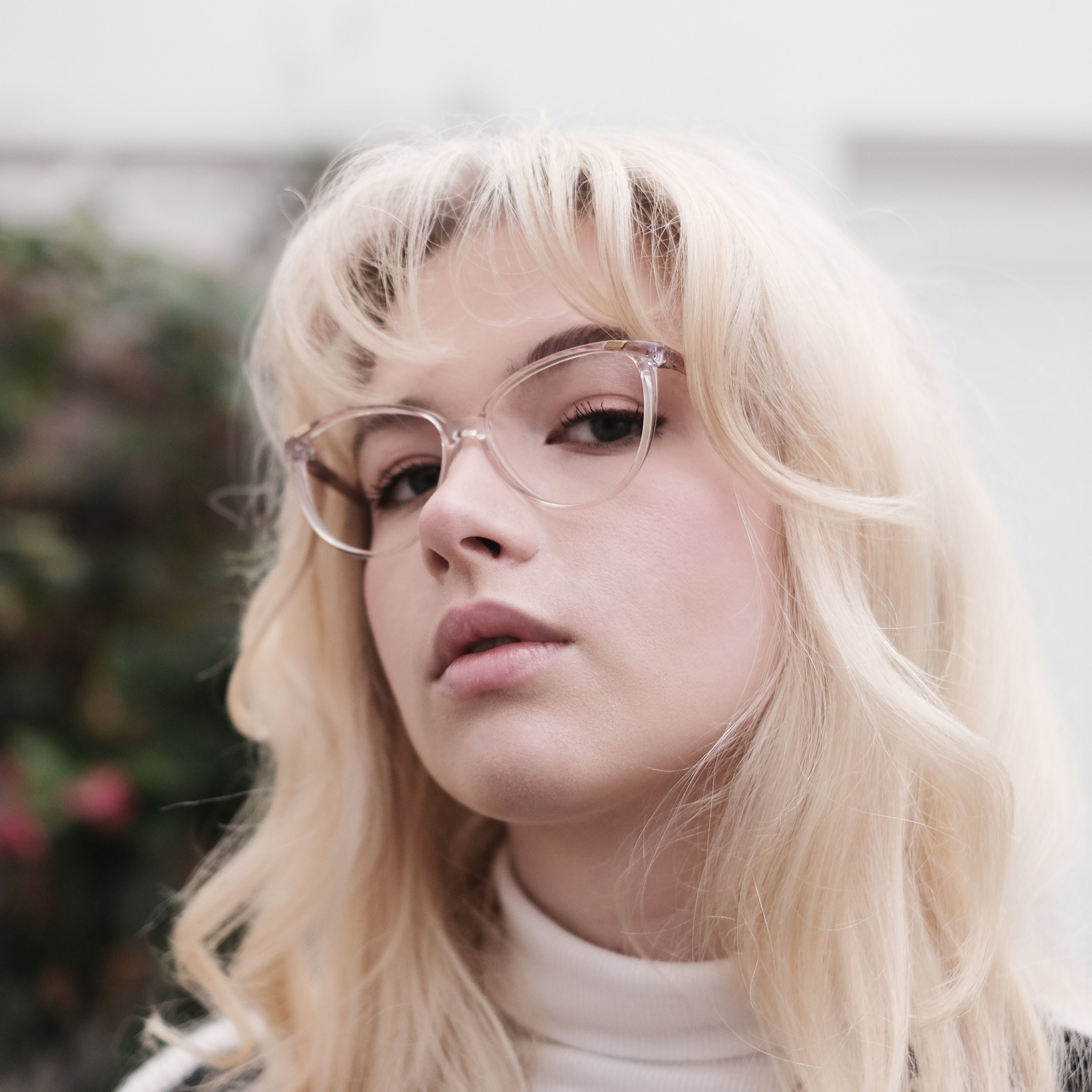 Clear Pink Eyeglasses by Britalia, 90s Designer Vintage Glasses Frames ...