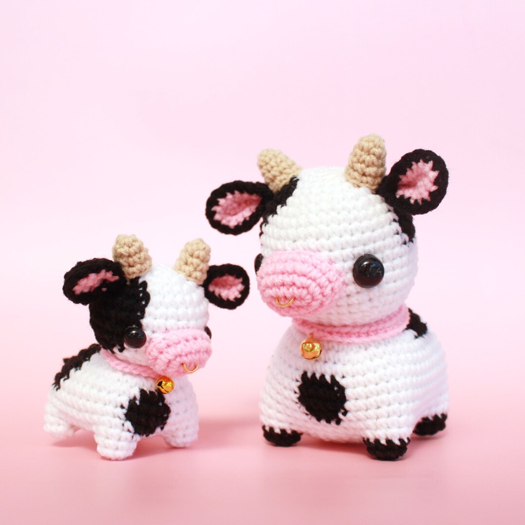 PATTERN Amigurumi Set Big&little Cow - Etsy
