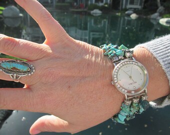 Turquoise watch | Etsy