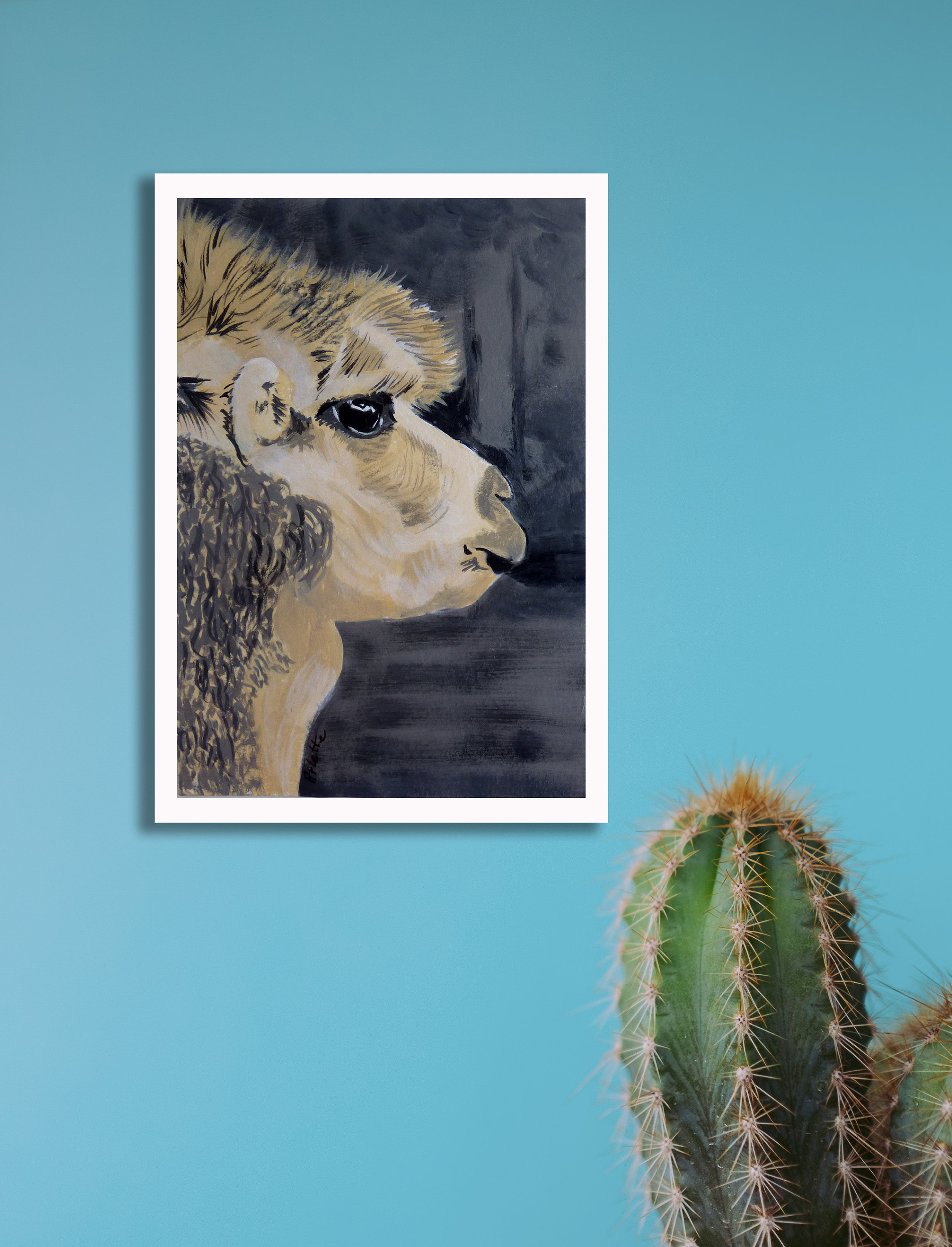 Alpaca Art Print Instant Download Printable Art House - Etsy