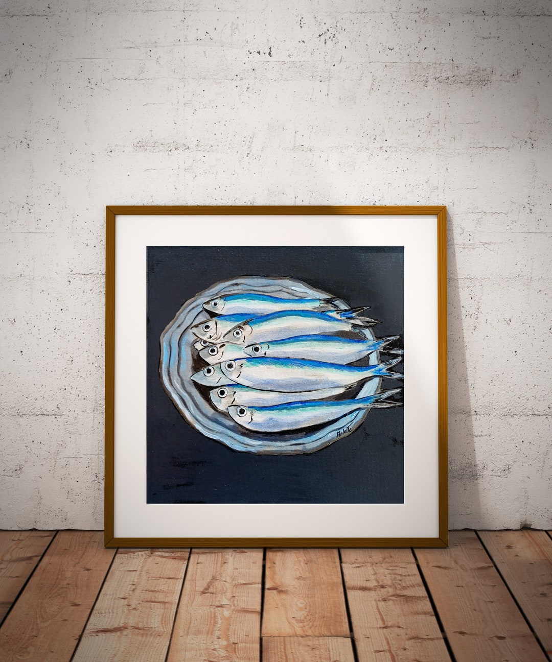Anchovies Still Life Art Print: Kitchen Wall Decor (digital Download ...