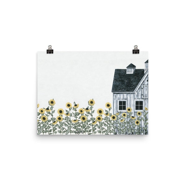 Cottage Art Print - Etsy