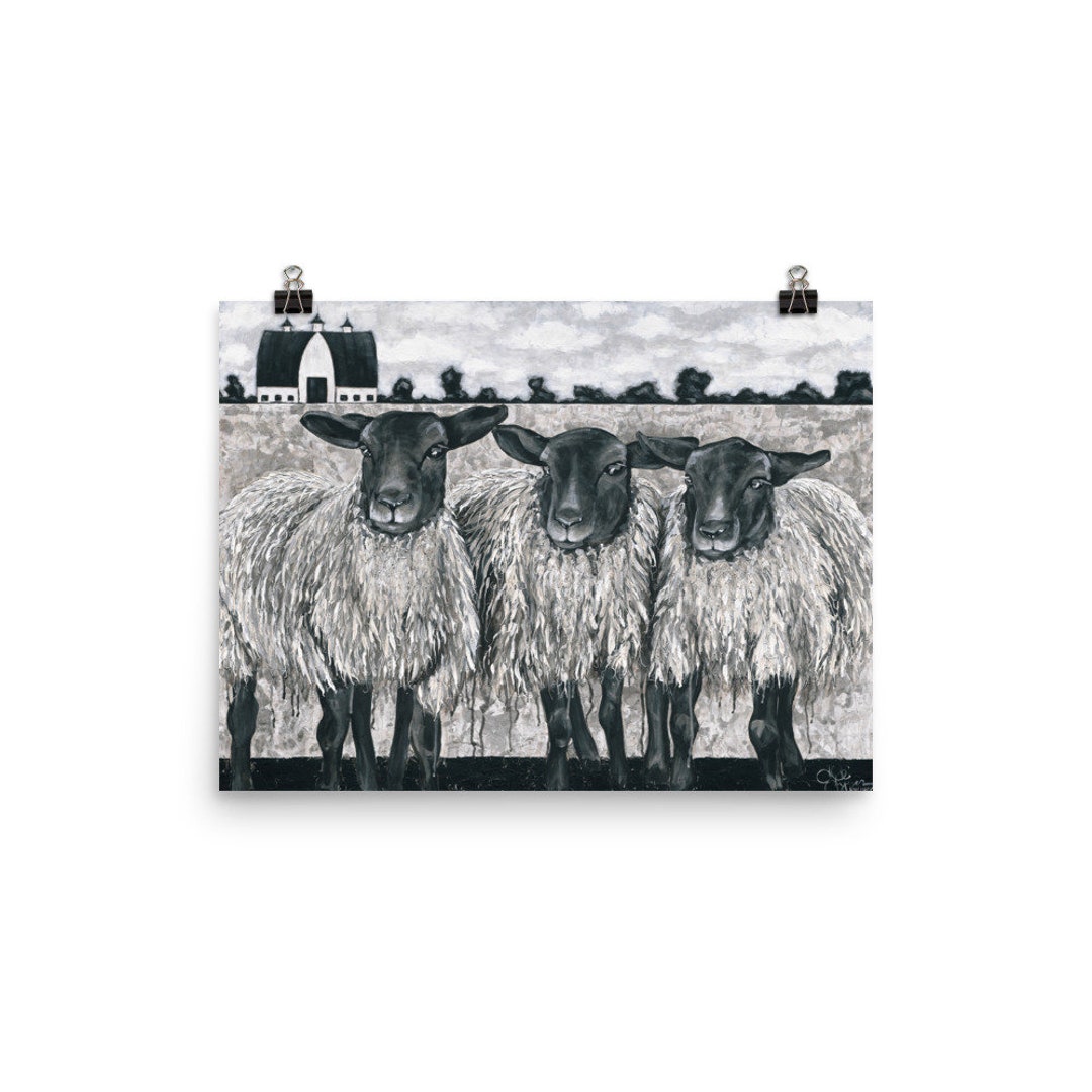 God Bless Ewe Paper Print - Etsy