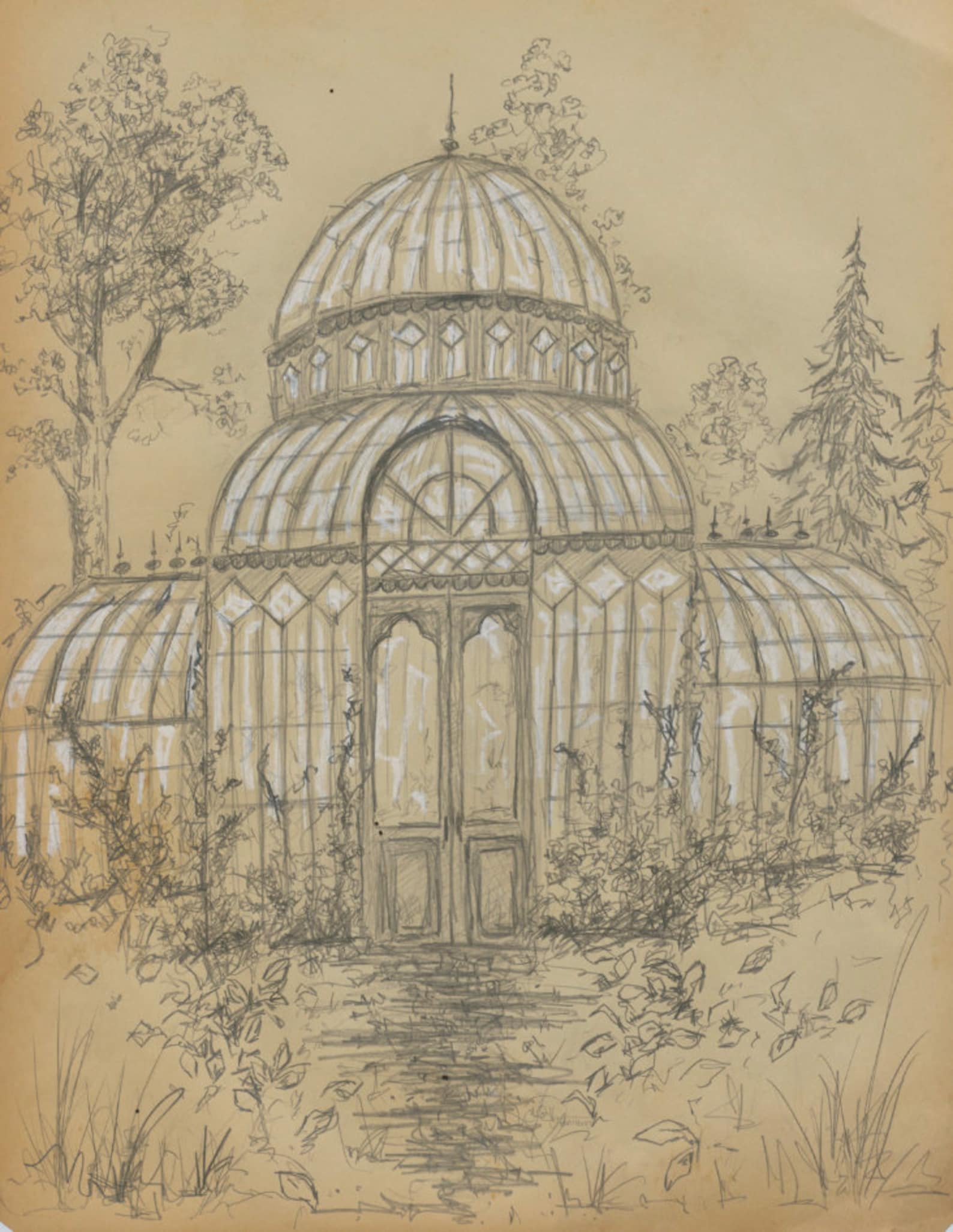 Victorian Conservatory #2 Printed Canvas - Etsy