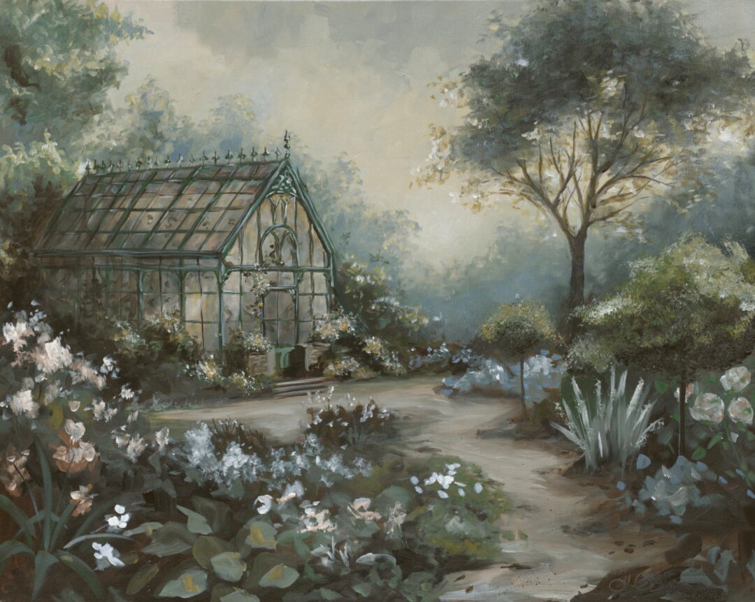Secret Garden Paper Print - Etsy
