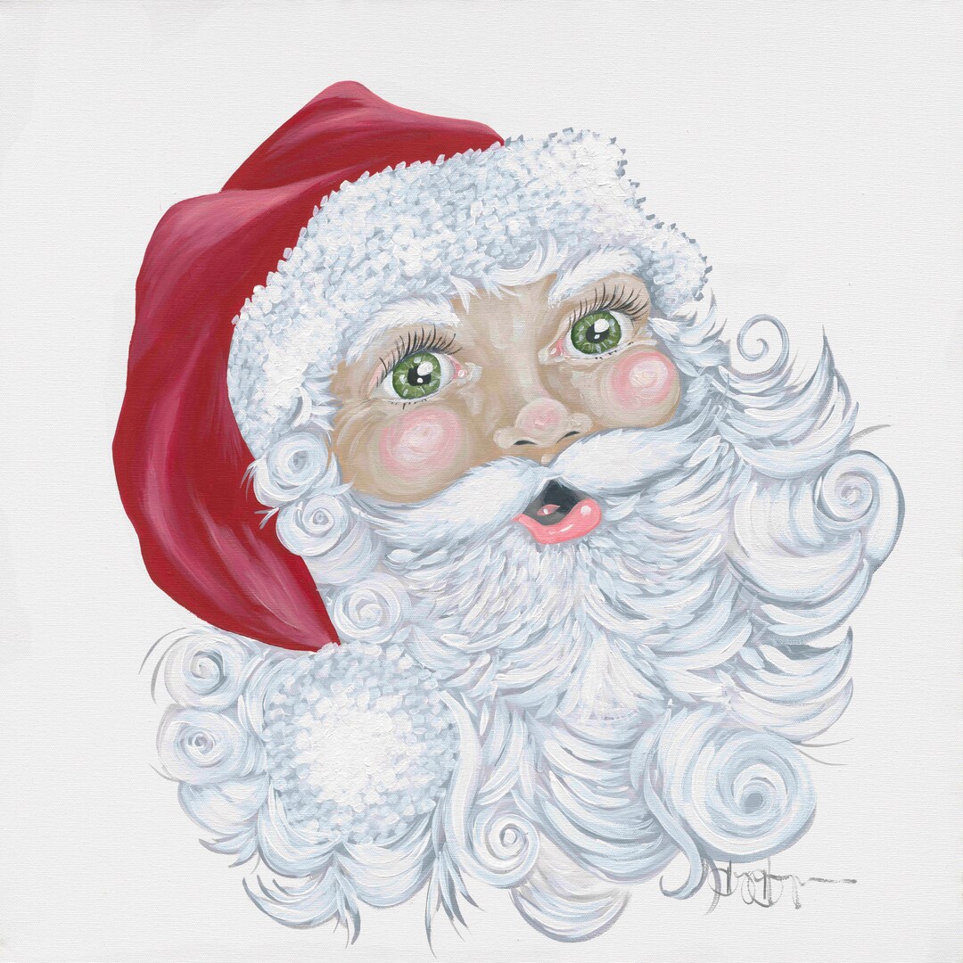 Santa Paper Print - Etsy