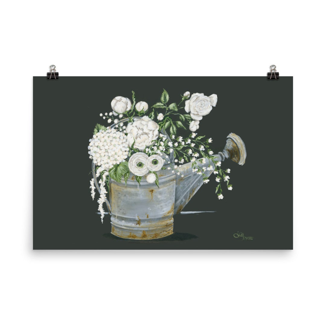 Watering Can Paper Print - Etsy