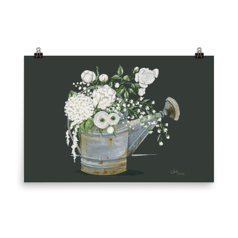 Watering Can Paper Print - Etsy