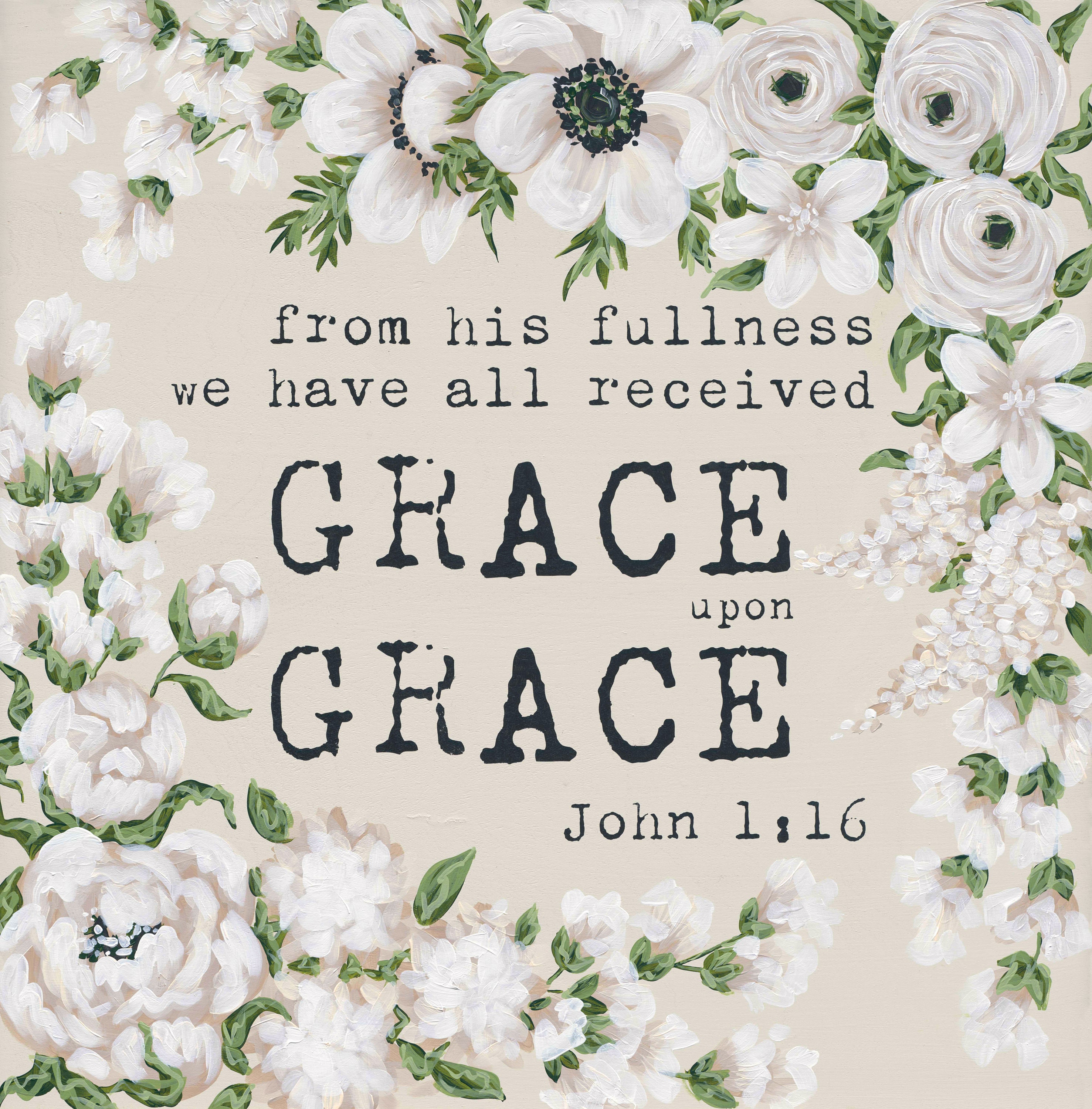 Grace Upon Grace Paper Print - Etsy