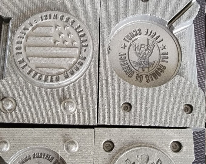 Custom 2 Sided COIN Logo Graphite Molds. - Etsy