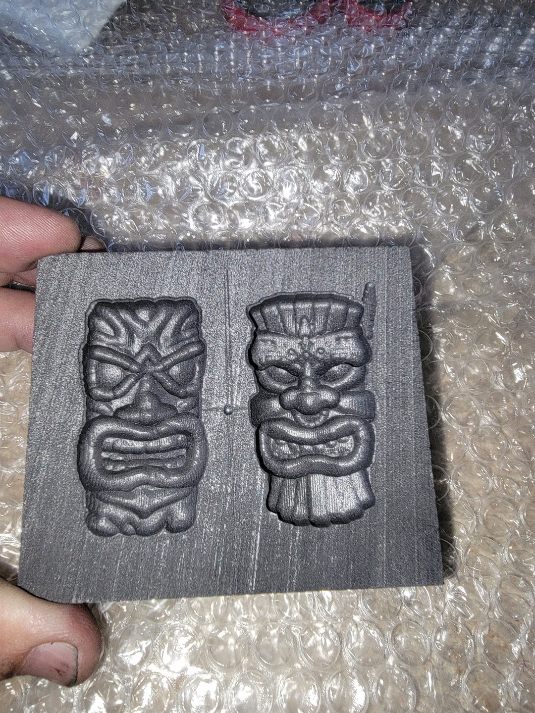 3d Tiki Masks!! 2 Single Sided Pour Molds 2 Inch Tall - Etsy