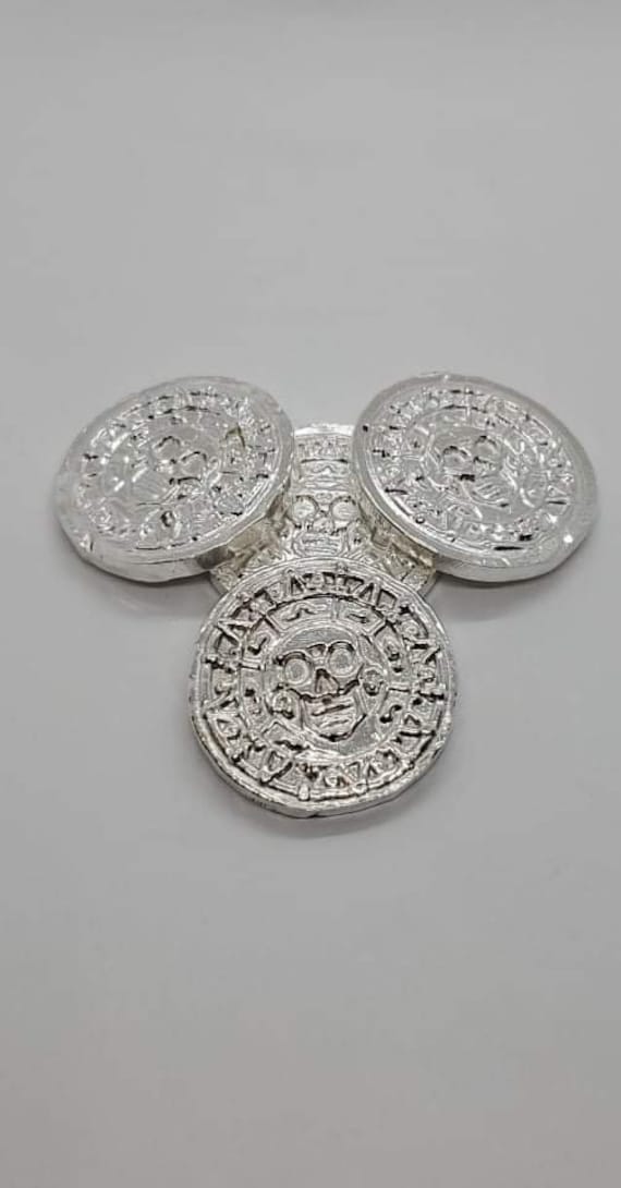 2 Sided Pirate Coin Mold - Etsy