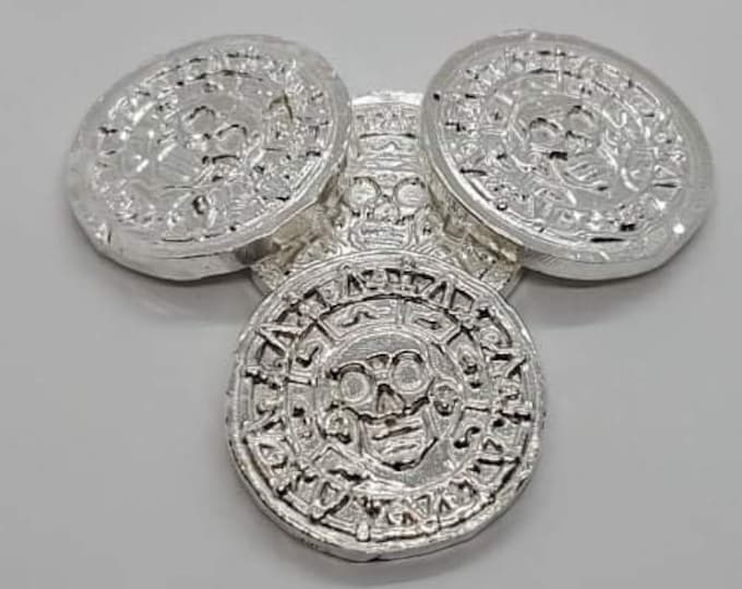 2 Sided Pirate Coin Mold - Etsy